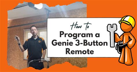 How To Program A Genie 3 Button Remote