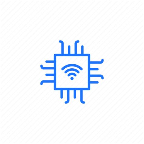Chip Internet Iot Signal Wifi Icon