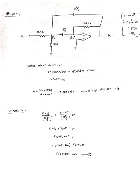 Solved Find The Transfer Function Voutvin And Bode Plot Both For Each Stage And For The Set