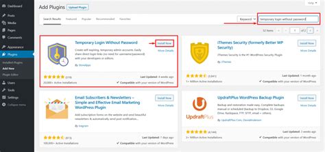 How To Create Wordpress Temporary Login Without Password Wp Travel