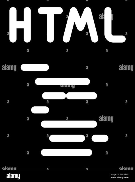 Html File Format Document Glyph Icon Vector Illustration Stock Vector Image And Art Alamy