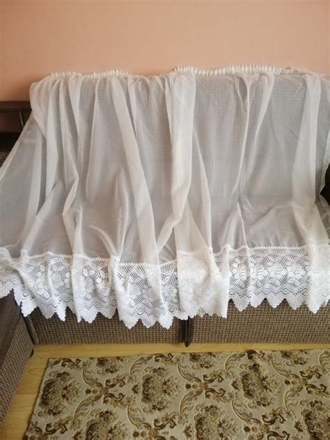 Красива тюль з мереживом — ціна 500 грн у каталозі Штори Купити товари для дому та побуту за