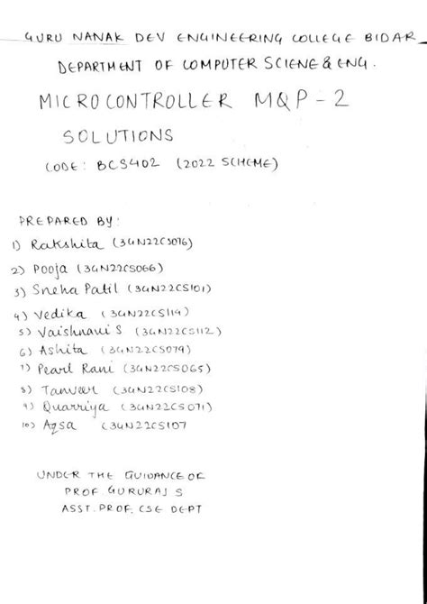mqp 2 bcs402 solutions solved model question paper for