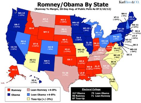 Electoral Map By Karl Rove Joemygod