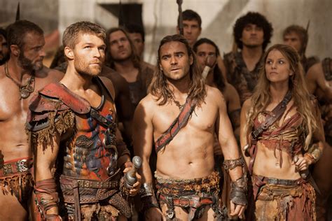 Spartacus Liam Mcintyre Gannicus Dustin Clare Saxa Ellen
