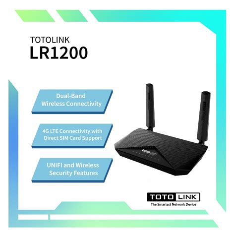 Totolink Lr1200 Ac1200 Wireless Dual Band 5g 2 4g 4g Lte Router