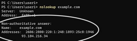 nslookup command dns query tool for windows linux and macos