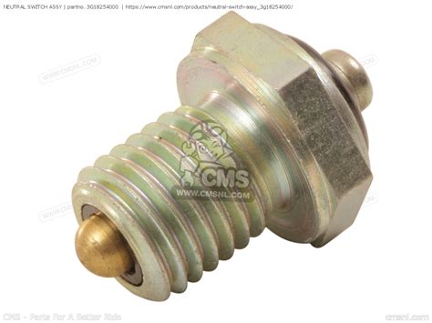 3g18254000 Neutral Switch Assy Yamaha Buy The 3g1 82540 00 00 At Cmsnl