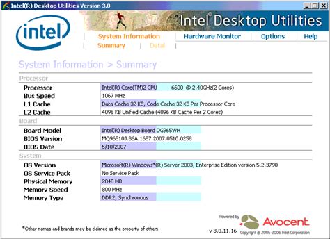 Installing Server On An Intel Desktop Board