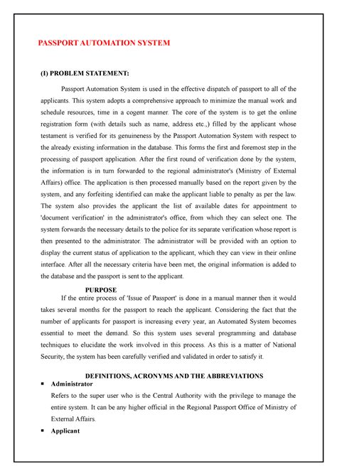 Test Case For Passport Automation System At Holly Suarez Blog