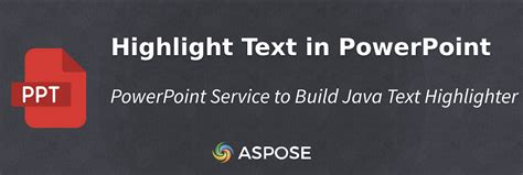 Markera Text I Powerpoint Med Java