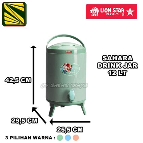 Jual Lionstar Tempat Minum Panas And Dingin Drink Jar 6 Liter 8 Liter