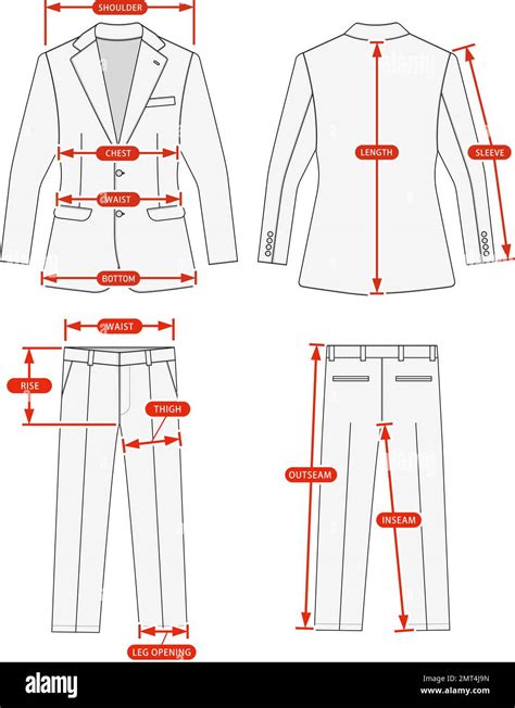 Size Chart For Suit Jackets At William Woodard Blog