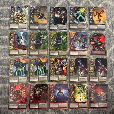 Bakugan Metal Card Lot Of 20 Dd Ebay