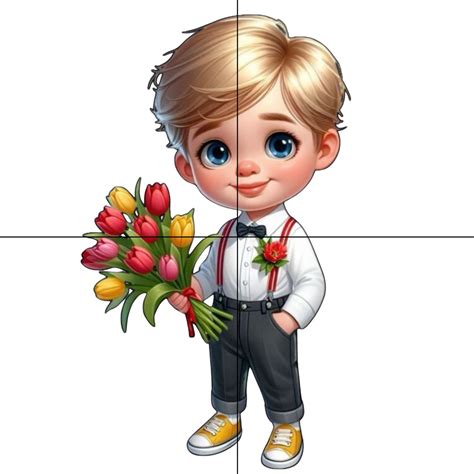 ОФОРМЛЕНИЕ К ВЫПУСКНОМУ НА 4 6 ЛИСТАХ Мальчик с цветами Хотите больше