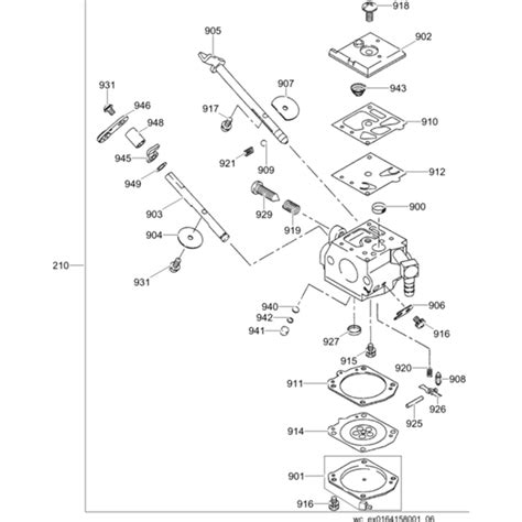 Carburetor Assembly Fits Wm90 Engine For Wacker Neuson Bs60 4 Trench