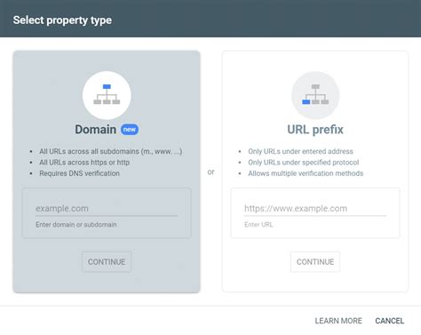New Introducing Google Search Console Domain Property Support