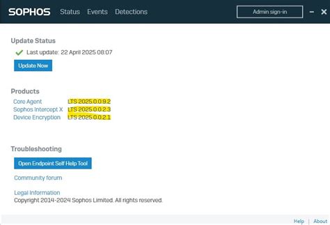 Vulnerable Version Of Sophos Ui Discussions Sophos Endpoint Sophos Community Connect