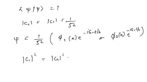 solved 10 [10] consider a particle in a quantum state that is the