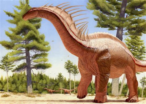Amargasaurus Dinosaur Art Print Signed Archival Reproduction Etsy