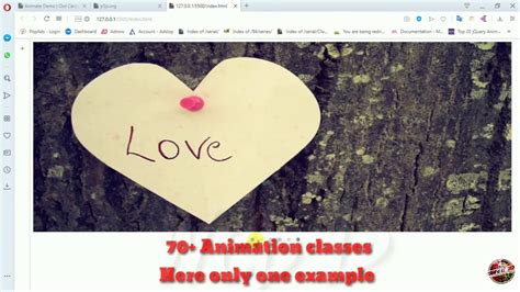 Animated Carousel Slider With Animatecss And Owlcarouselcss Youtube
