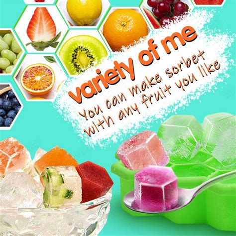 Badu Bg Пчелна пита Силиконова машина за лед Тави Форма за ледено кубче Cubitera с подвижна