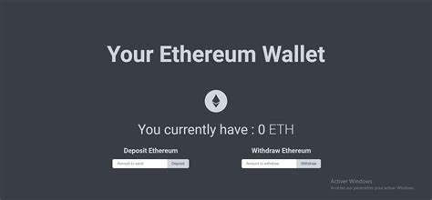 GitHub NinjaDesBois Ethereum Wallet This Dapp Is Using Solidity And React To Connect Smart