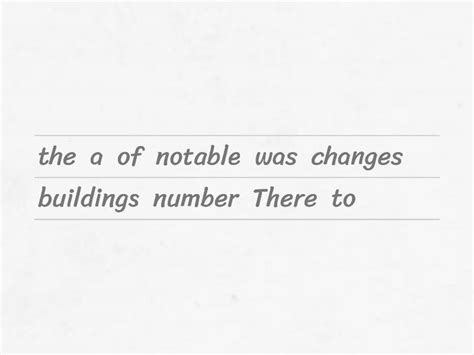 Writing Part 1 Maps [structures] Unjumble