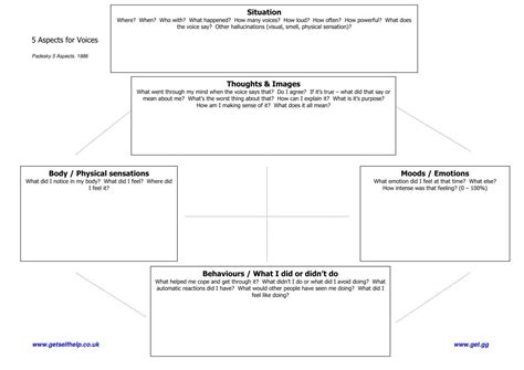 Psychosis Feels 5 Aspects Model For Voices By Get Self Help