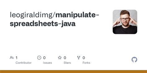 Github Leogiraldimgmanipulate Spreadsheets Java