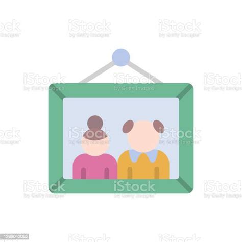 사진 은퇴 홈 아이콘 Ui 및 Ux 웹 사이트 또는 모바일 응용 프로그램에 대한 요양원 아이콘의 간단한 색상 벡터 요소 간호사에 대한 스톡 벡터 아트 및 기타 이미지