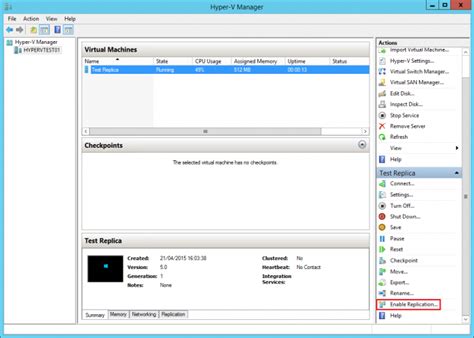 How To Configure Virtual Machine Replication On Hyper V