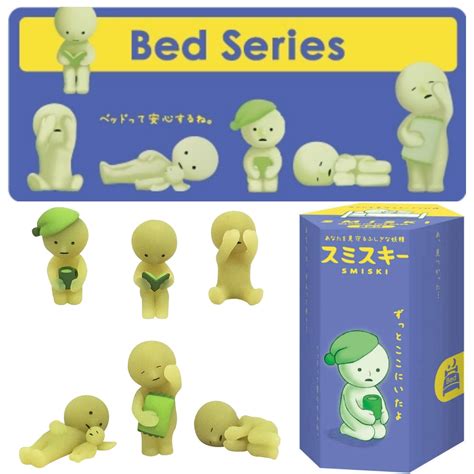 6 Pack Dreams Smiski Bed Series Blind Box Glow In The Dark Figures Of
