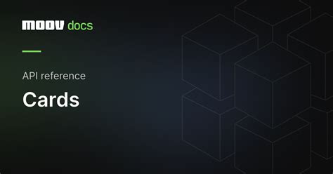 Cards Moov Documentation