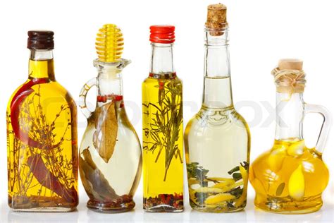Homemade Olive Oil With Spices And Herbs Stock Image Colourbox