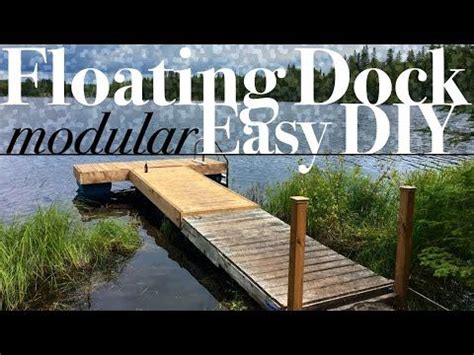 DIY Floating Dock How To Build Modular Design Floating Dock Plans Building A Dock