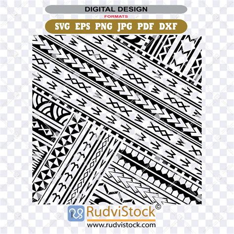 Polynesian Background 6 High Quality Digital Files Rudvistock