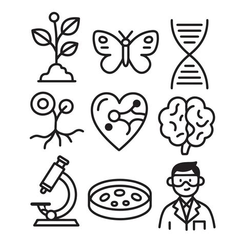 Biology Class Clipart Black And White