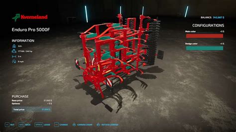 LS22 Kverneland Enduro Pro 5000F Rust Edition Mit Pflug V1 1 0 0 Mod Landwirtschafts Simulator