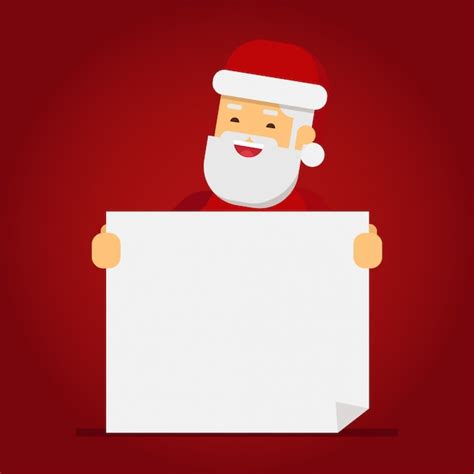 텍스트 템플릿 공간 크리스마스 산타 클로스 템플릿 프리미엄 벡터