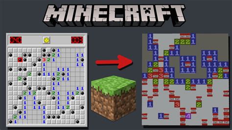 Making Minesweeper Using Minecraft As A Game Engine Youtube