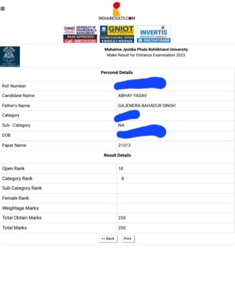 Abhay Yadav On Linkedin Scored 250 Out Of 250 Marks In Mjpru 3 Years Llb Exam Thankful To My…