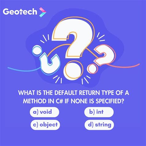 Quiztime Dotnetchallenge Dotnetdeveloper Learndotnet Geotech Geotech