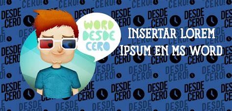Cómo Insertar Lorem Ipsum Texto Aleatorio Word Fácil
