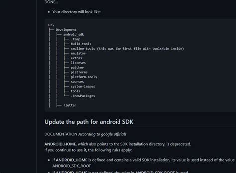 Unable To Locate Android SDK Issue 83232 Flutter Flutter GitHub