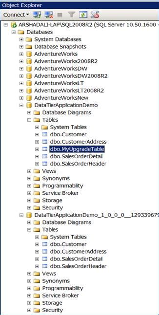 Upgrading Data Tier Applications In Sql Server 2008 R2 Database Journal