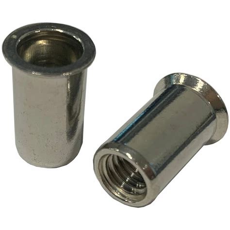 M16 Countersunk Head Blind Rivet Nut Zinc Plated Mild Steel