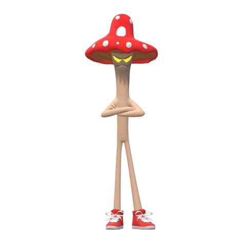 3d Danger Mushroom Turbosquid 2369111