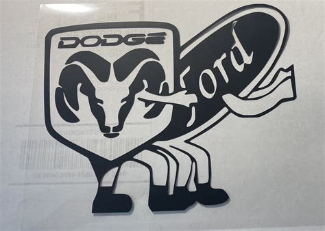 New Dodge Logo Decal