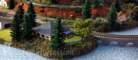 One Of The Smallest Model Train Layouts Micro Model Railroad In T